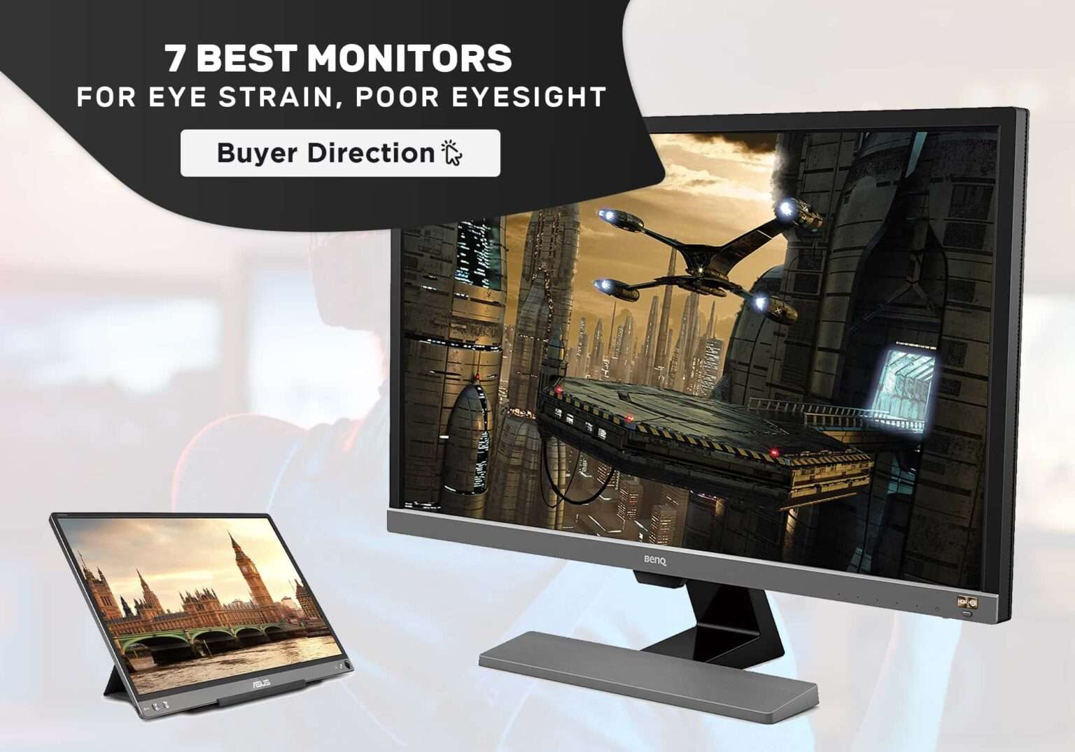 7 Best Monitors For Eye Strain, Poor Eyesight 2022 [Protection] » Buyer ...